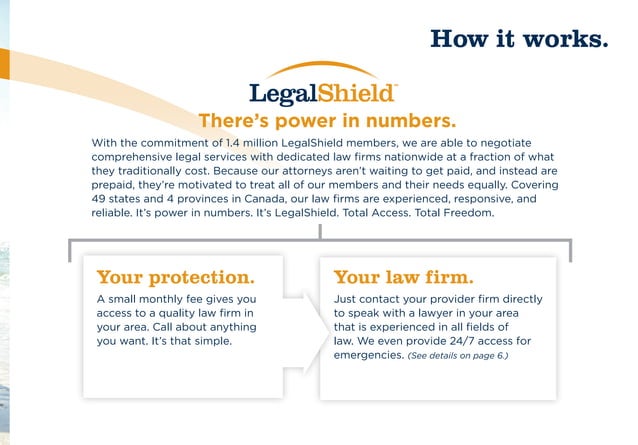 LegalShield Brochure - USA | PDF | Motor Insurance | Insurance