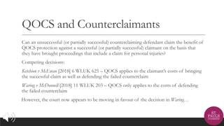 QOCS and the Counterclaimant - Legal Shorts | PPT | Free Download