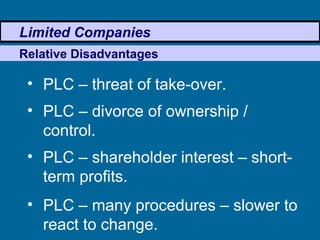 Legal structure of businesses | PPT
