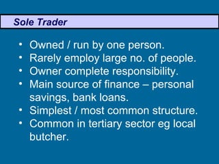 Legal structure of businesses | PPT