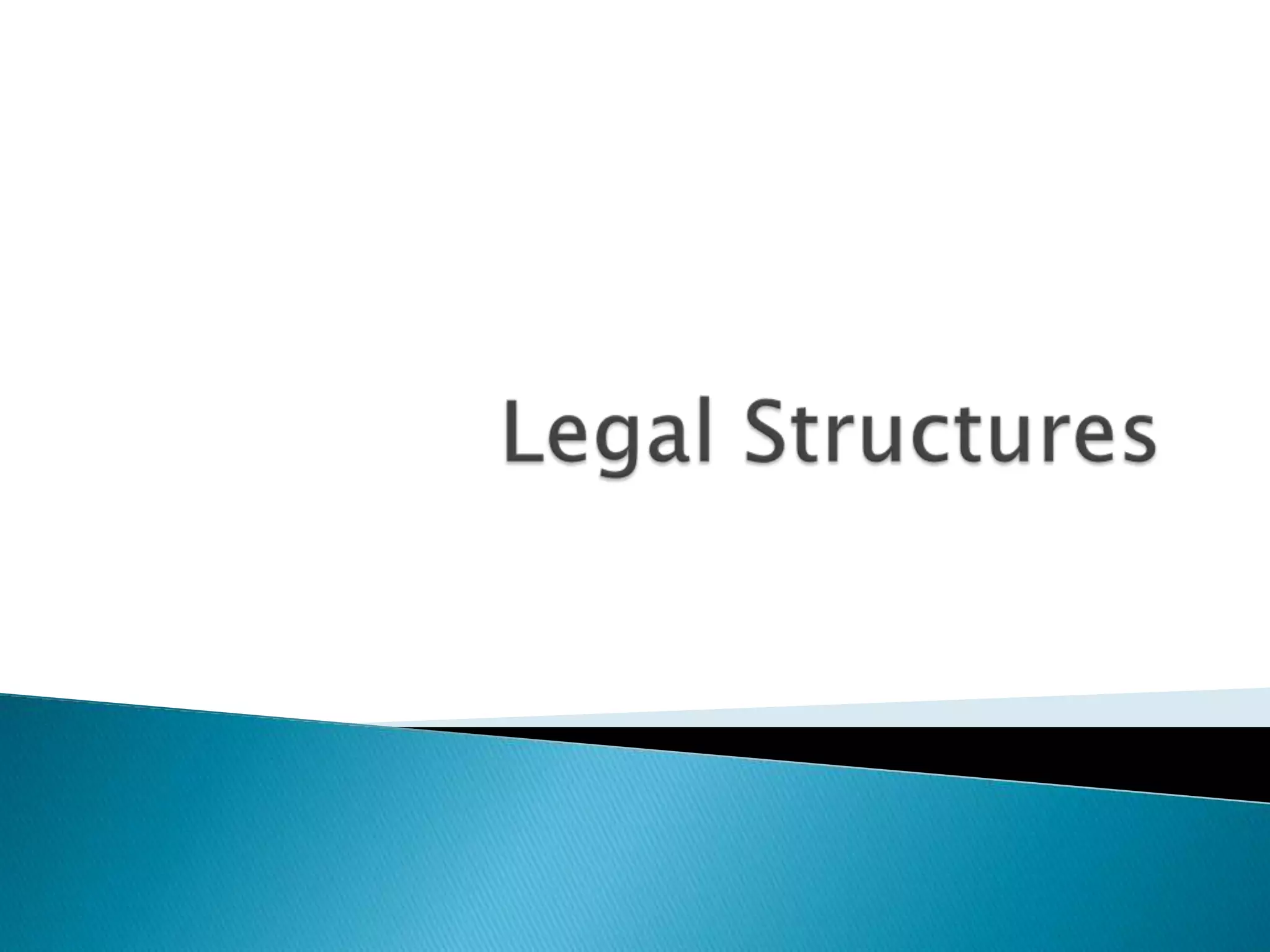Legal structures | PPT