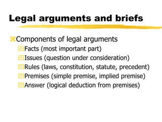 The Legal system | PPTX