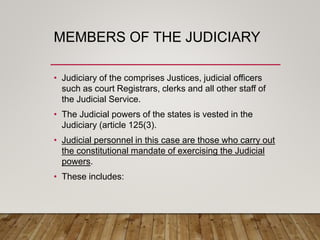 LEGAL SYSTEM work on the judiciary of Ghana | PPTX