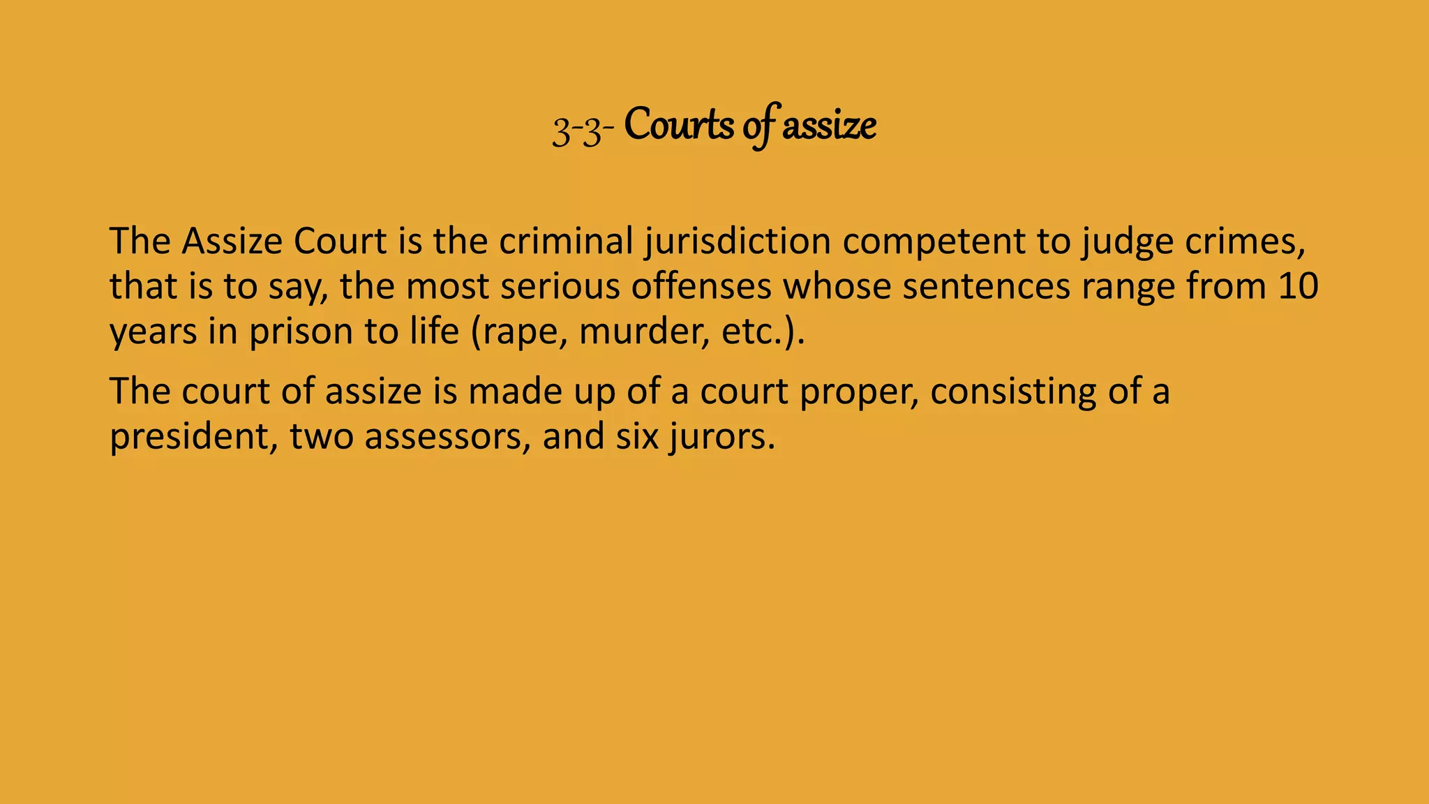 Legal System of Ivory Coast | PPTX