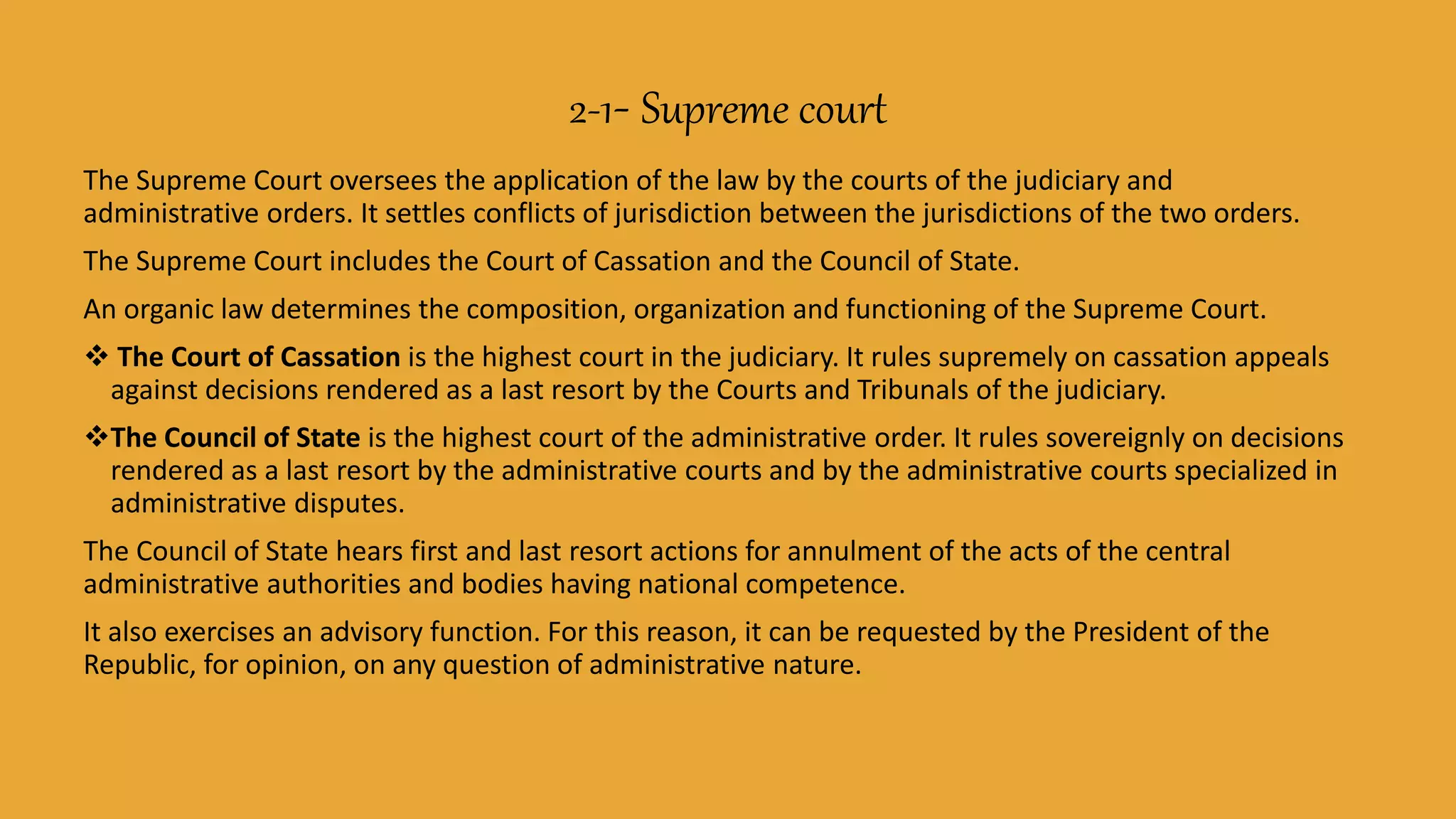 Legal System of Ivory Coast | PPTX