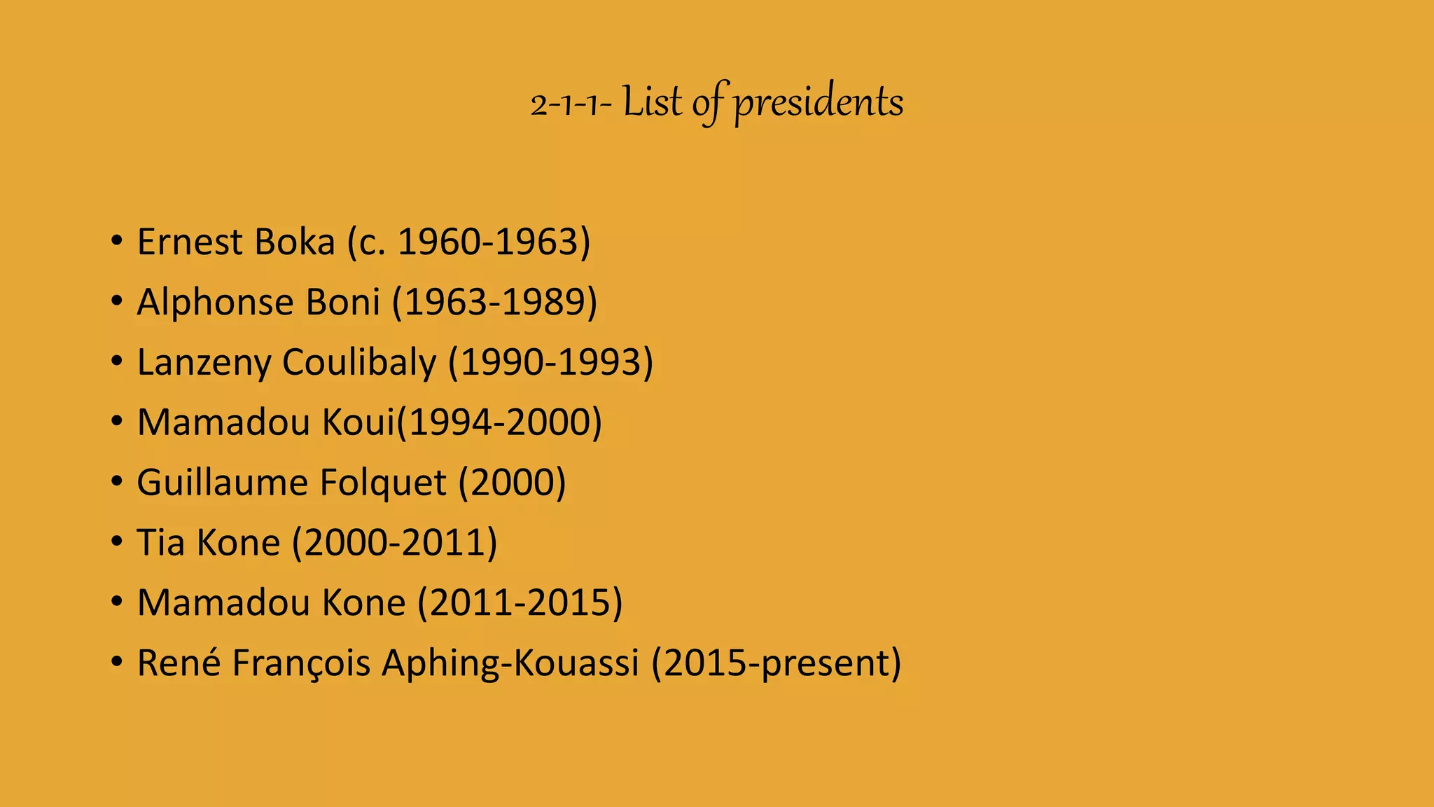 Legal System of Ivory Coast | PPTX