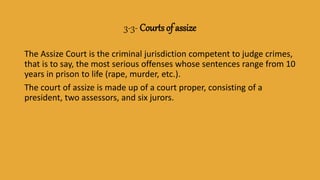 Legal System of Ivory Coast | PPTX