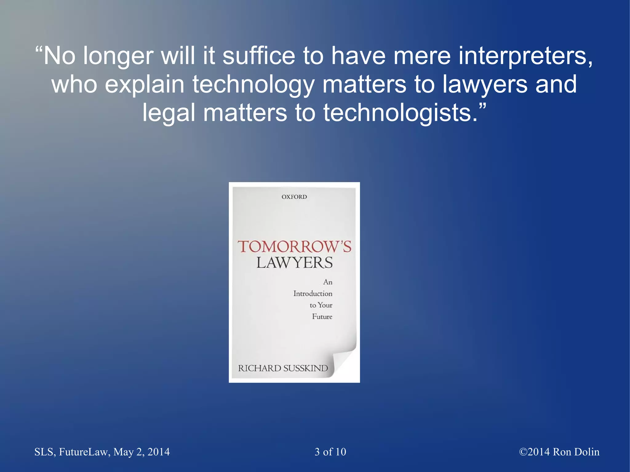 Teaching Legal Technology | ODP