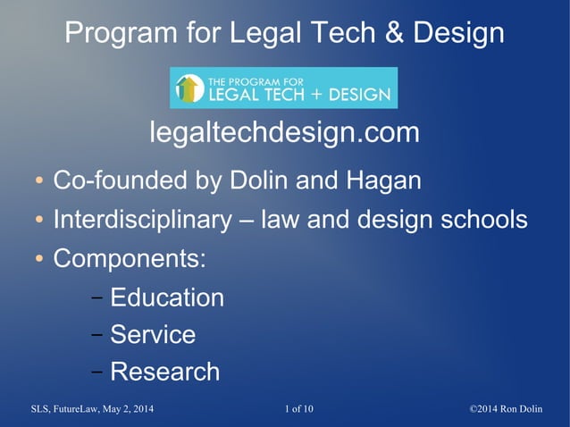 Teaching Legal Technology | ODP