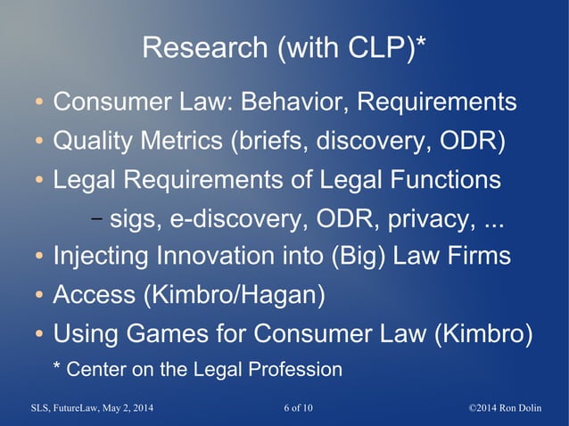 Teaching Legal Technology | PPT