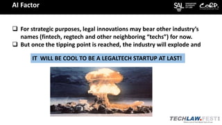 Investments in Compliance and Legal Automation and the AI Factor | PPTX