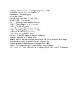 Legal terminology | PDF