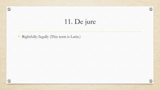 Legal terminology | PPTX