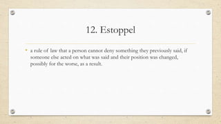 Legal terminology | PPTX