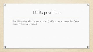 Legal terminology | PPTX