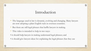 Legal terminology | PPTX