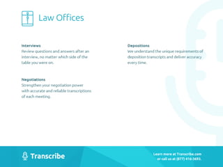 Legal transcription simplified! | PPT