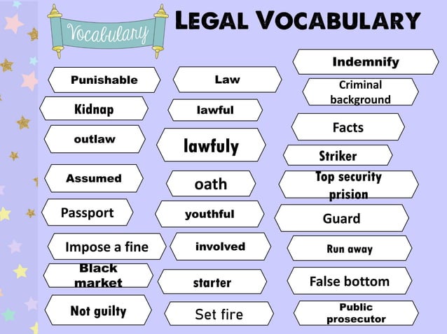 Legal vocabulary p2 | PDF
