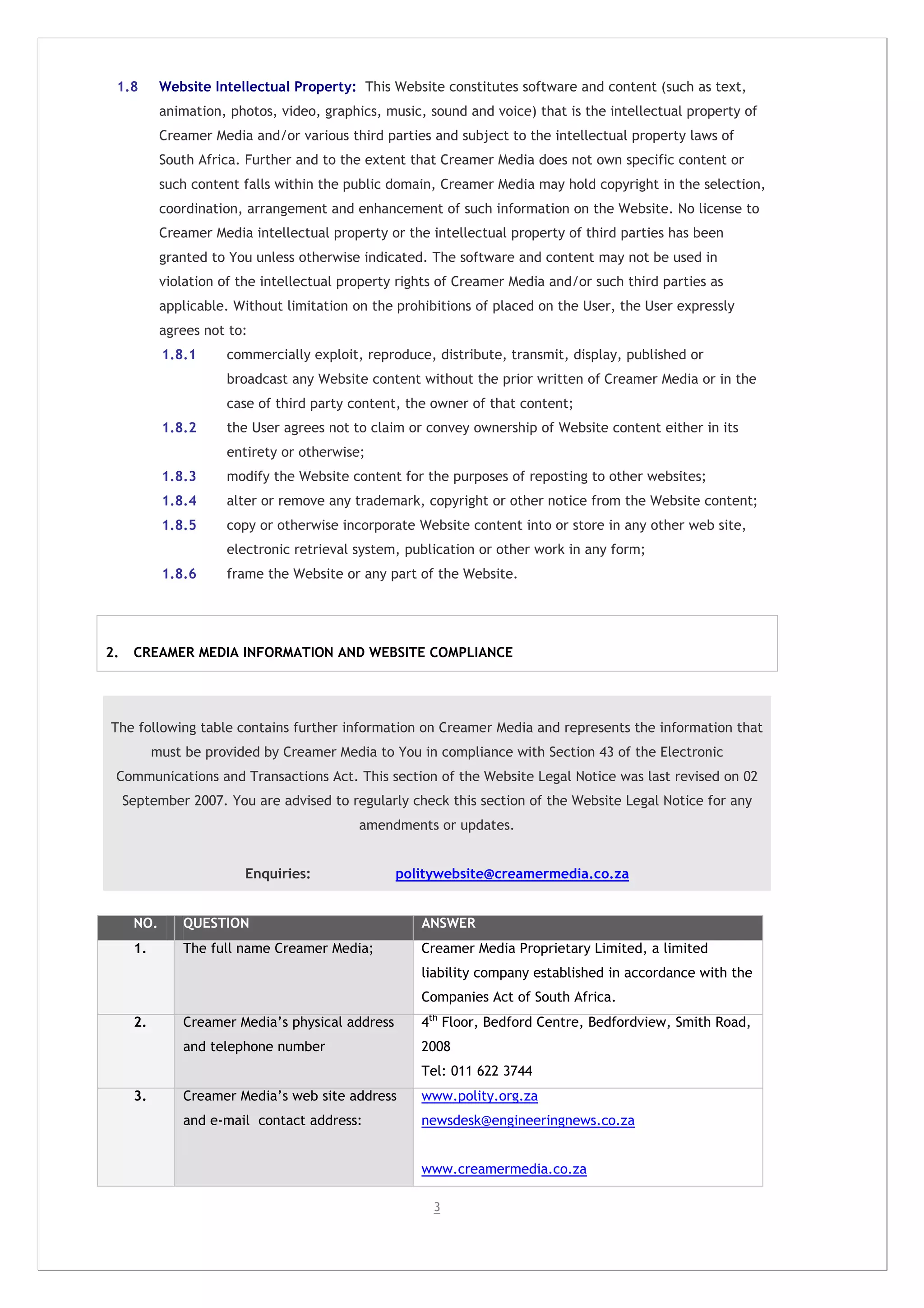 Legal Web Site | PDF | Web Hosting | Internet