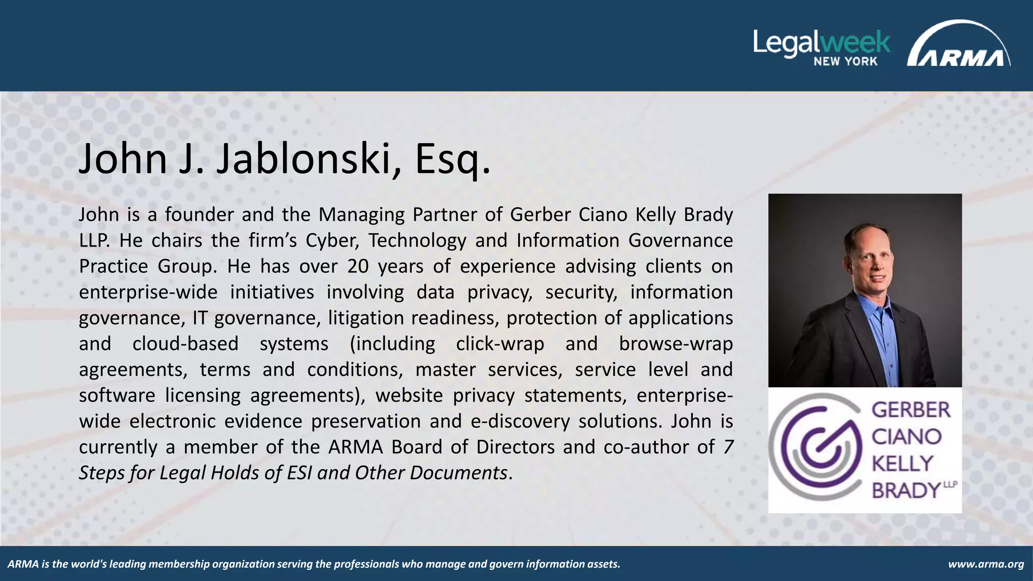 “7 "Reasonable Steps" for Legal Holds of ESI and Other Documents | PPTX