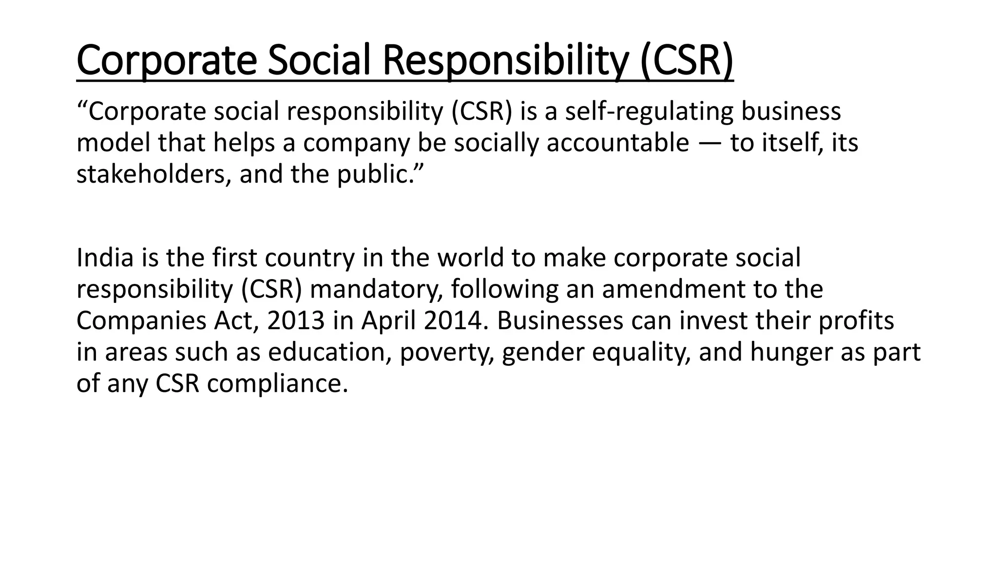 Legal winding up with ibc and csr | PPTX