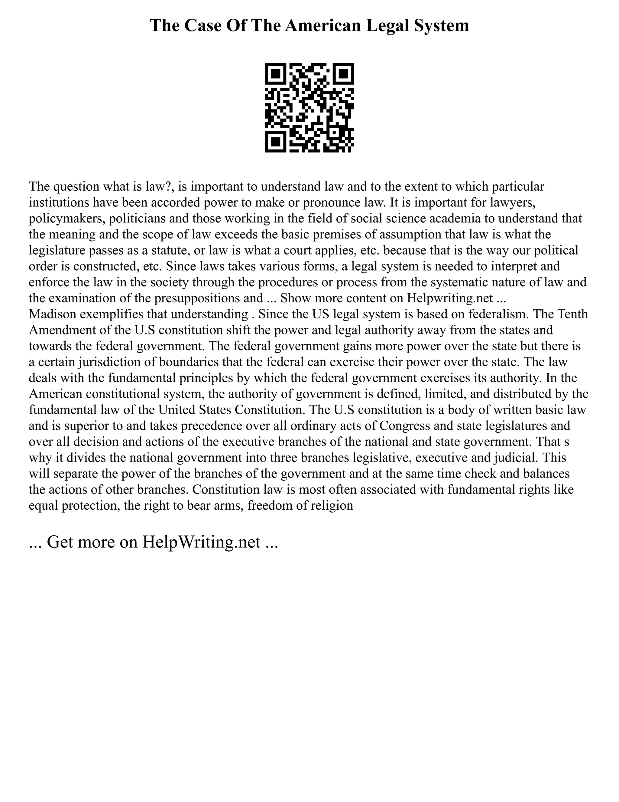 Legal Writing Sample | PDF