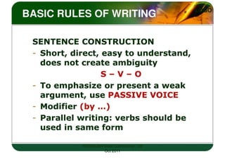 LEGAL WRITING SKILLS | PDF