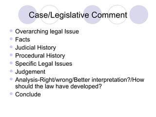 Legal writing workshop | PPT