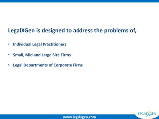 Legal x gen | PPT