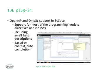 LEGaTO: Software Stack Programming Models | PPT