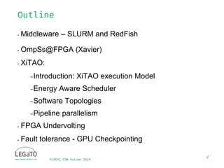 LEGaTO: Software Stack Runtimes | PPT