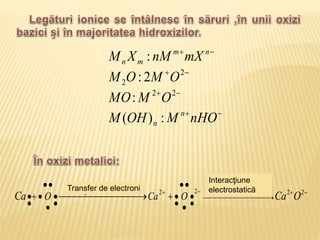 Legatura ionica clasa 7a | PPTX