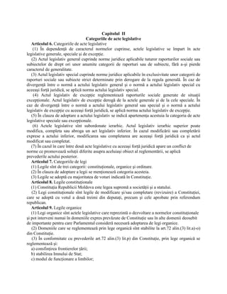 Legea privind actele legislative | DOCX
