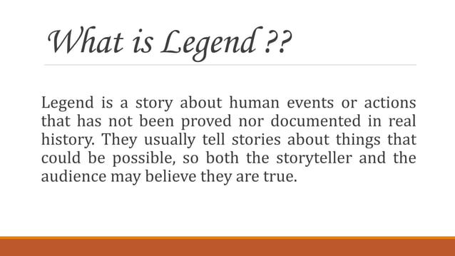 Definition of Legend (Narrative text) .pptx