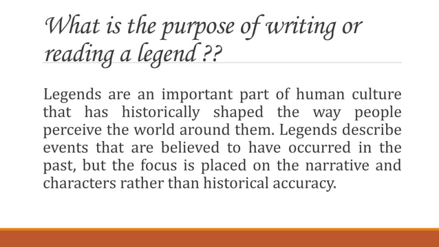 Definition of Legend (Narrative text) .pptx