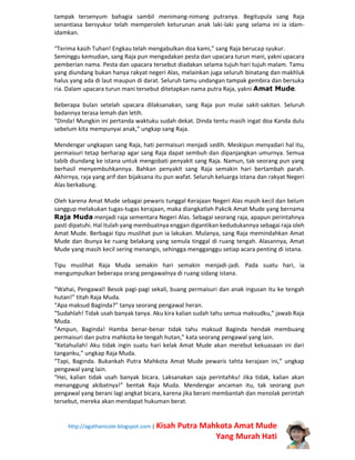 Legenda aceh kisah putra mahkota amat mude yang murah hati | PDF
