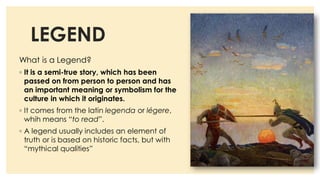 Legend and myth | PPT