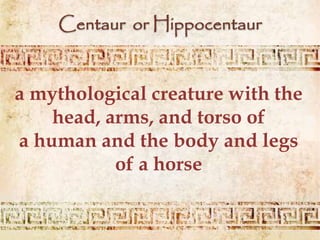 Legendary creatures | PPT