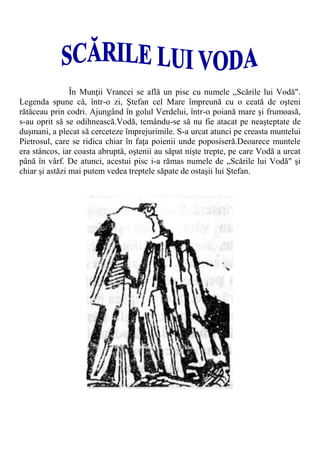 Legende geografice romanesti | PDF