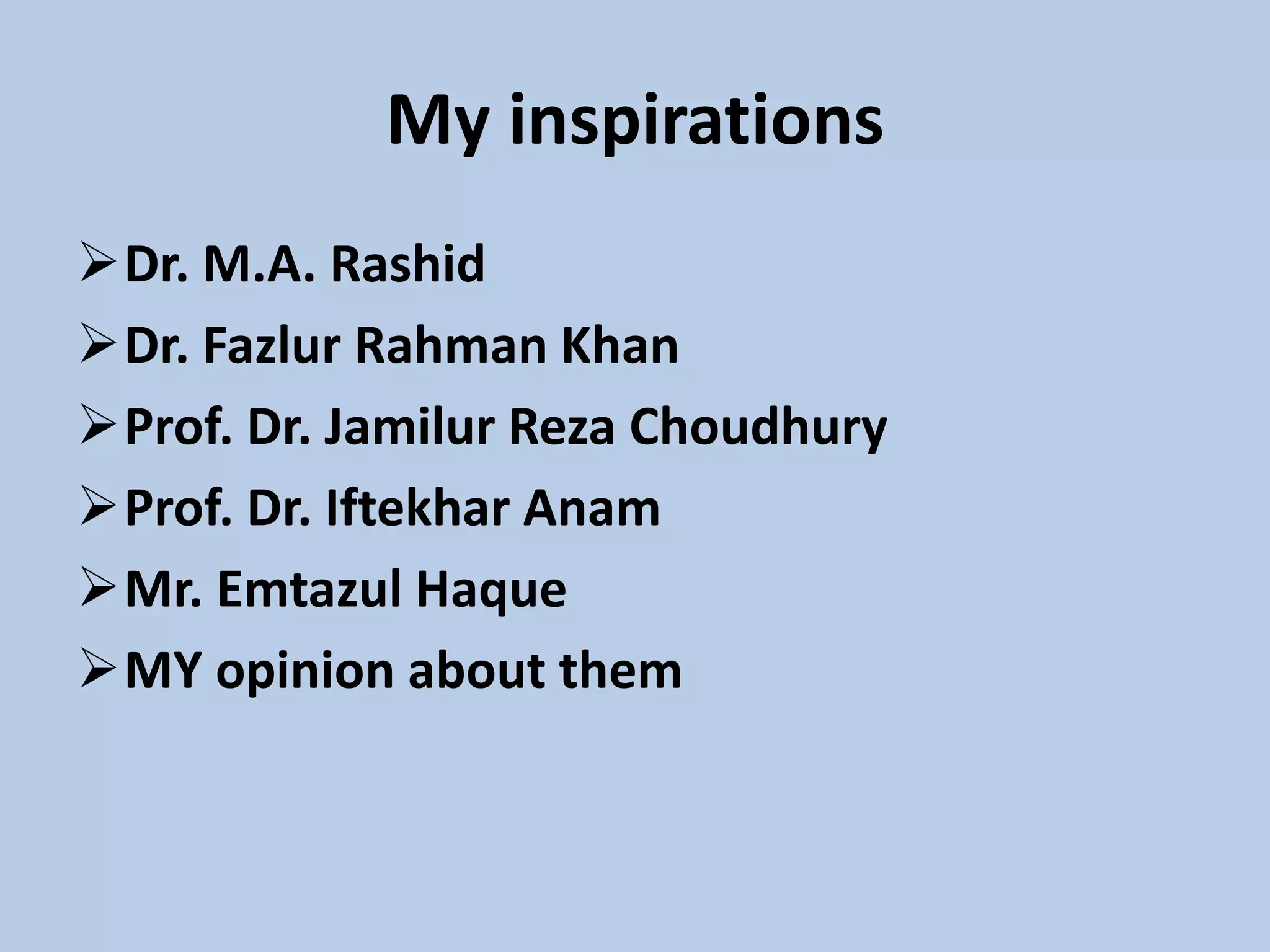 Legend of civil engineers of bangladesh | PPT