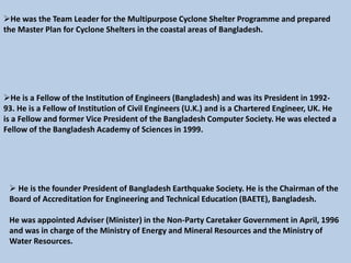 Legend of civil engineers of bangladesh | PPTX