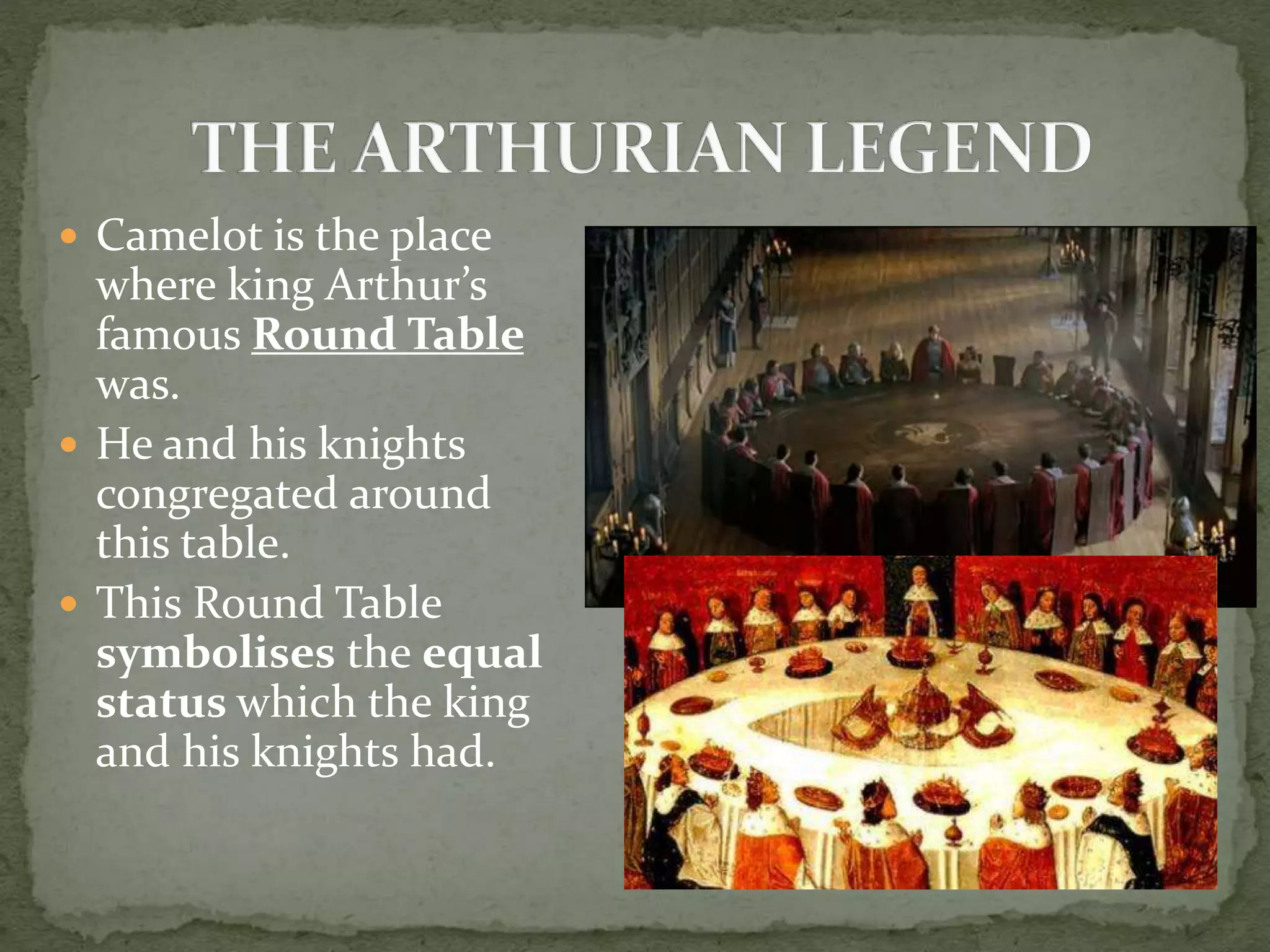 Legend of king Arthur (Roberto Santiago) | PPTX