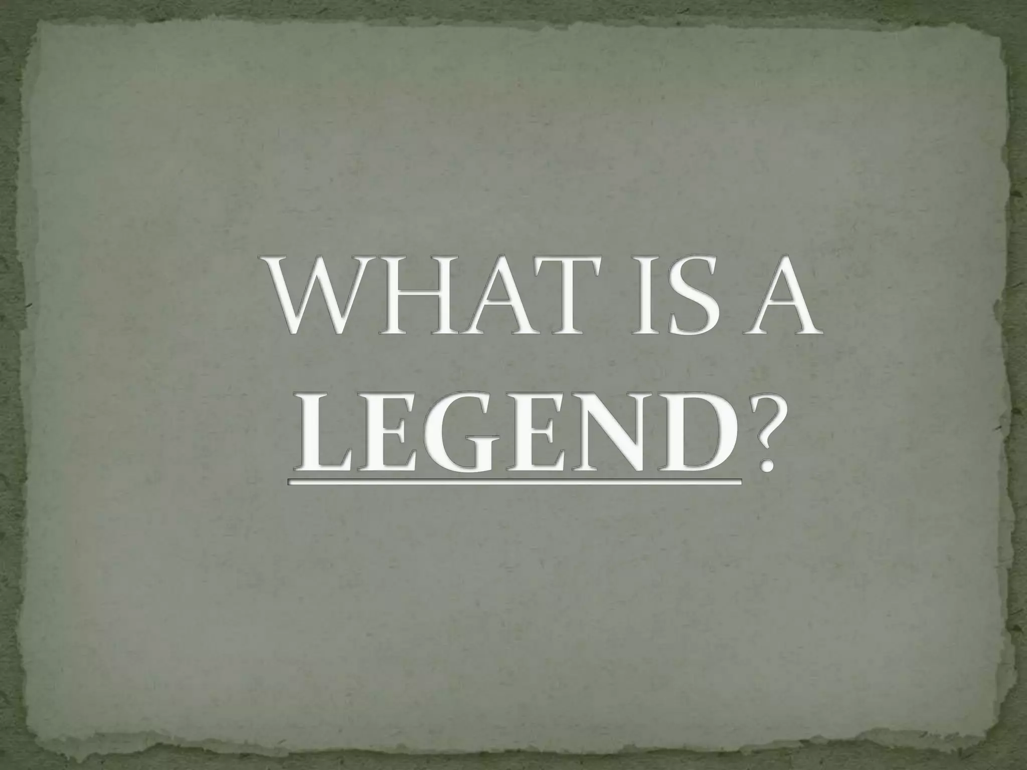 Legend of king Arthur (Roberto Santiago) | PPTX