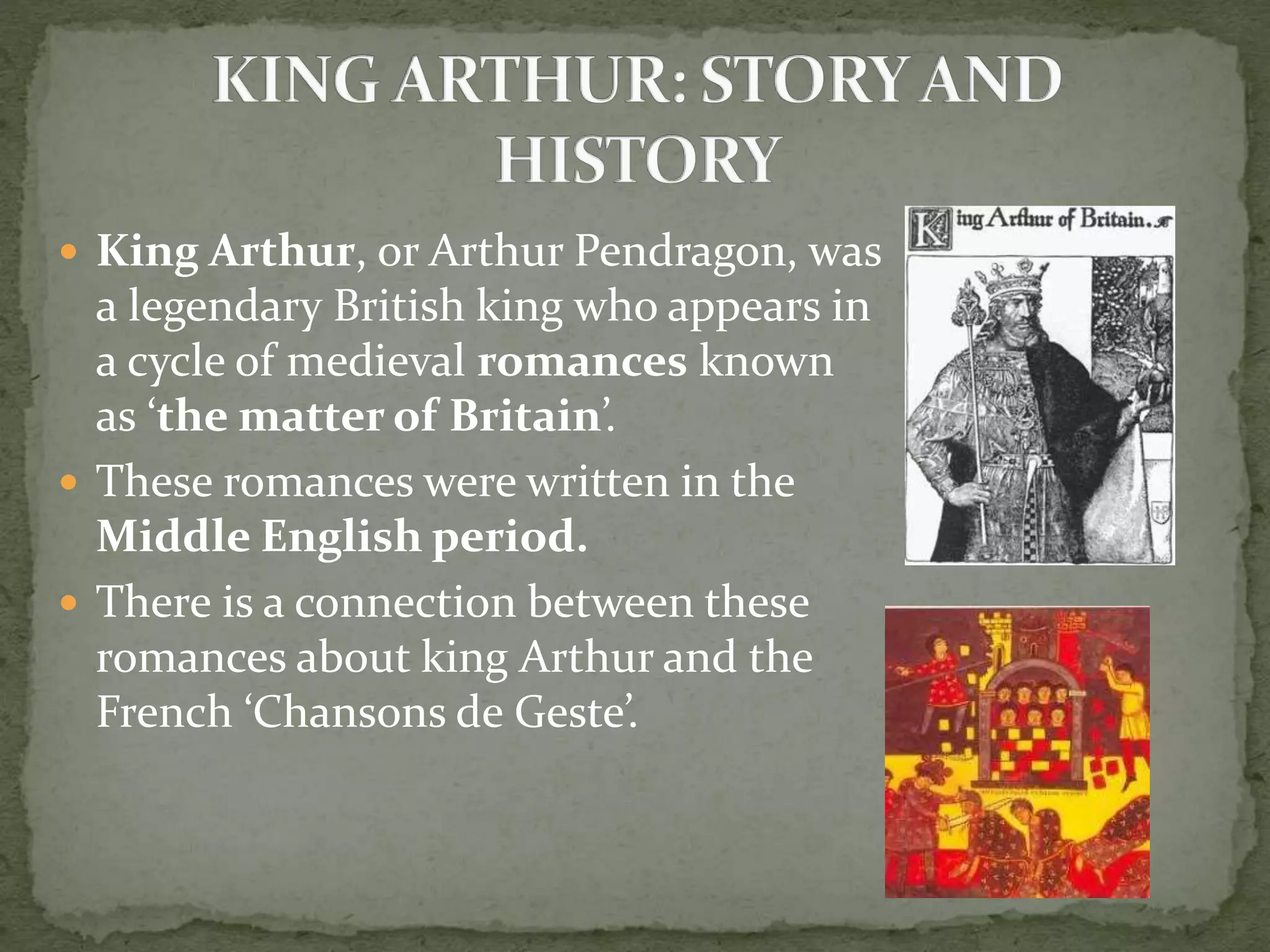 Legend Of King Arthur Roberto Santiago Ppt 