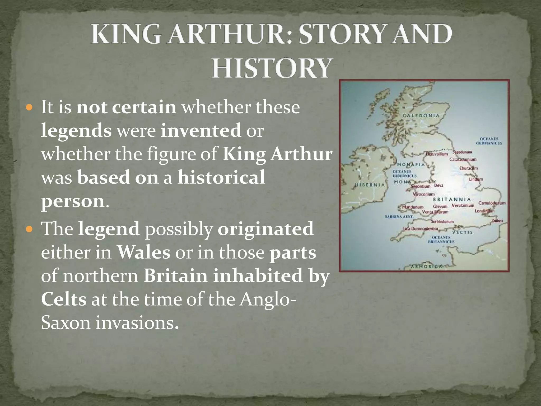 Legend of king Arthur (Roberto Santiago) | PPTX