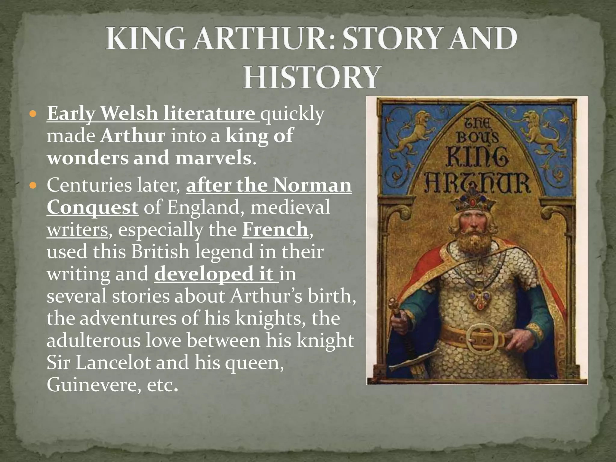 Legend of king Arthur (Roberto Santiago) | PPTX
