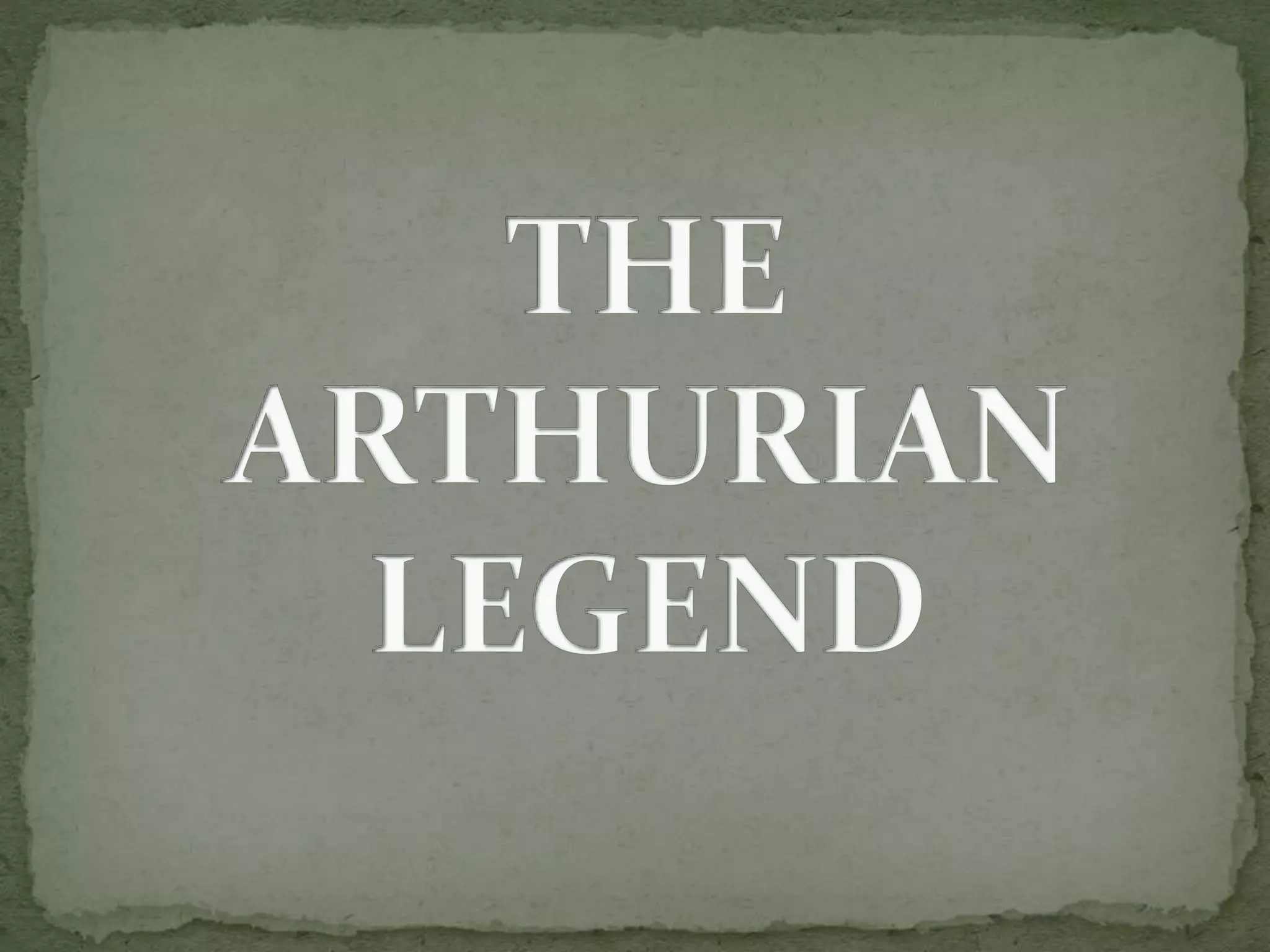 Legend of king Arthur (Roberto Santiago) | PPTX