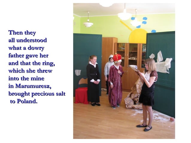 Legend of st kinga and salt mines students performance | PPT | Free ...