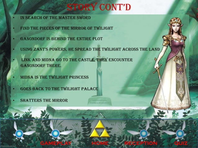 Legend of zelda ppt | PPTX | Action-Adventure Video Games | Video Game ...