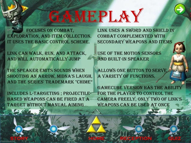 Legend of zelda ppt | PPTX | Action-Adventure Video Games | Video Game ...